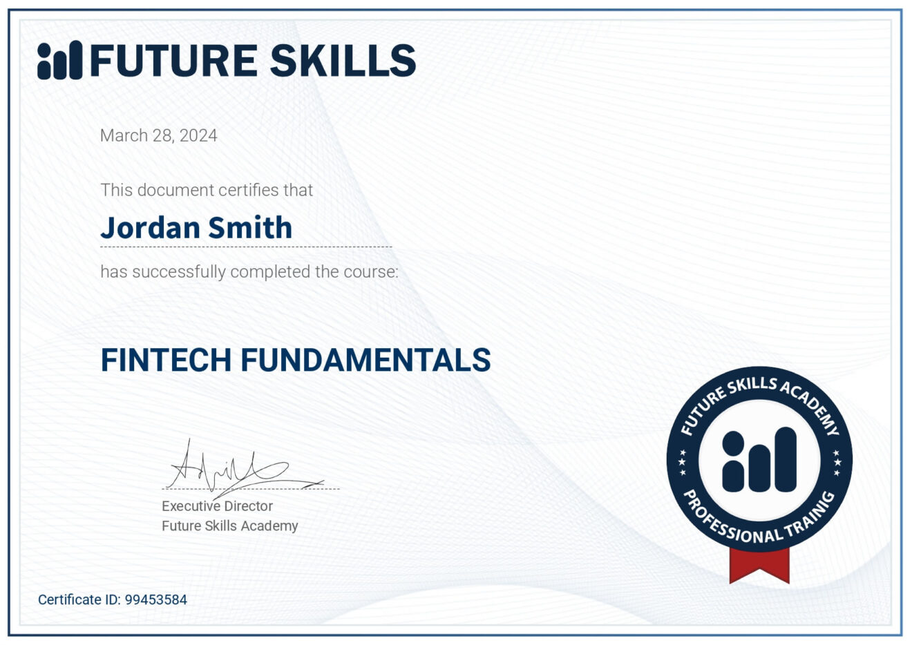 Fintech Fundamentals Course - Future Skills Academy