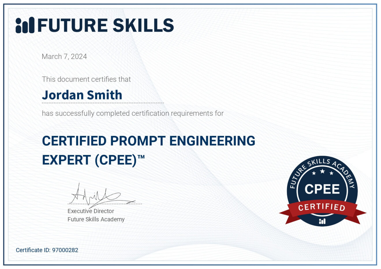 Certified Prompt Engineering Expert (CPEE)™ - Future Skills Academy